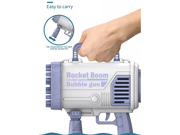Rocket Boom Bubble Gun (Blue) | New Atlas