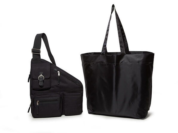 Crossbody Signature Metro Bag with Shopping Tote: 2-Piece Set | Joyus