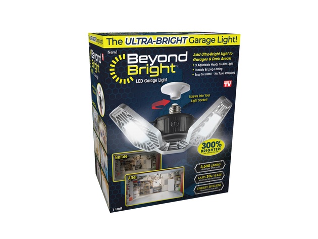 Beyond Bright LED Garage Light As Seen on TV, The Ultra Bright LED ...