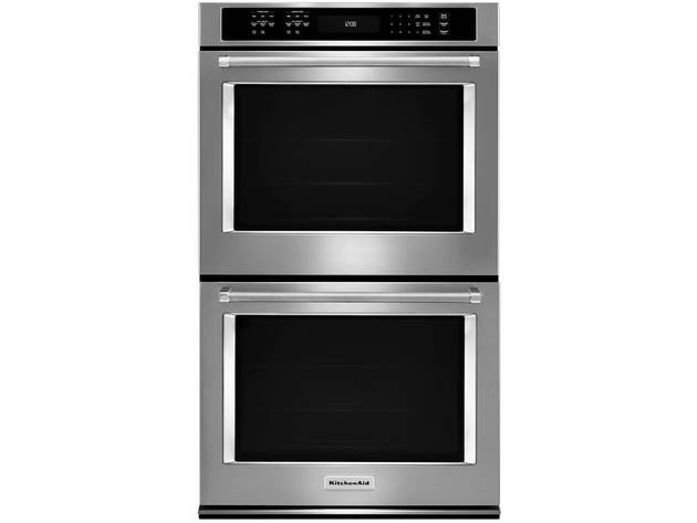 KitchenAid KODE500ESS 30 inch Stainless Convection Double Wall Oven ...