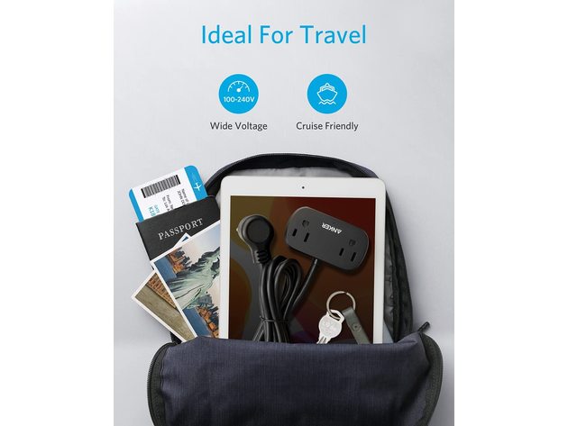 Anker PowerExtend USB 2 Mini Black / 5ft | Joyus