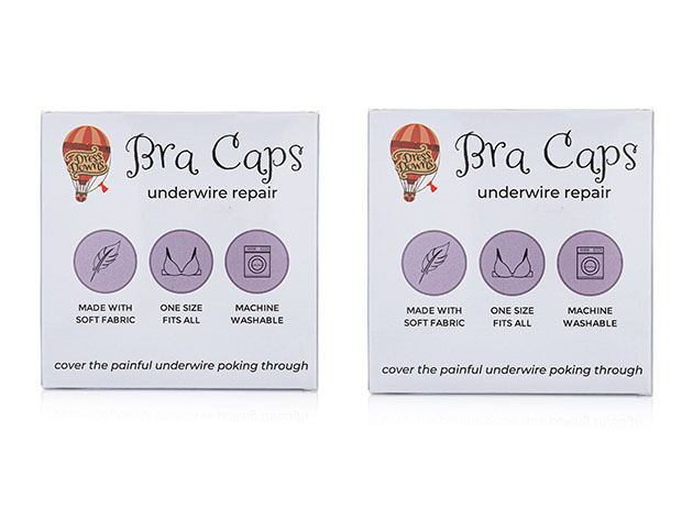 Bra Caps (Beige & Black, 2-Pack/12 Pieces) | StackSocial