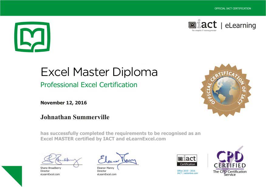 Excel Data Analyst Certification School Lifetime Subscription For 49 