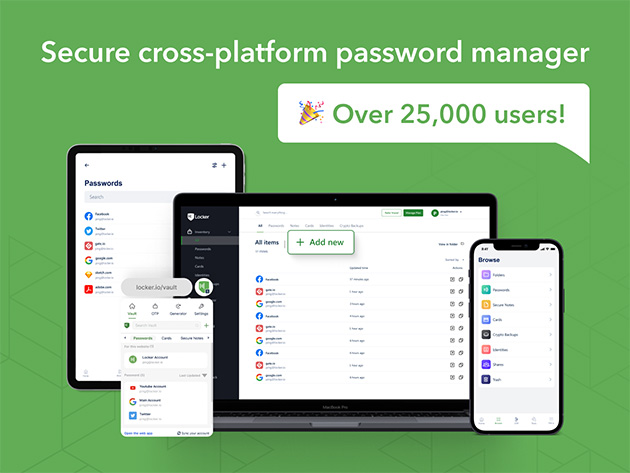 Locker Password Manager Premium Plan: Lifetime Subscription | StackSocial