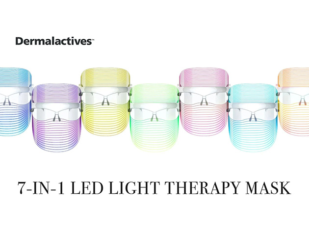 Dermalactives 7-in-1 LED Light Therapy Mask | Joyus