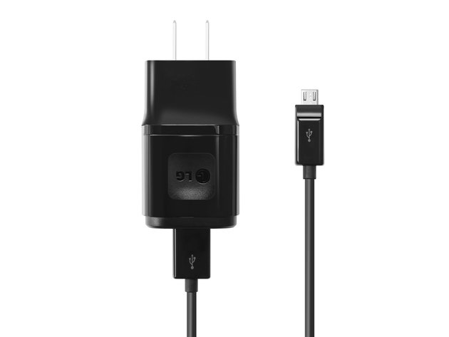 LG Adaptive Charger with Micro USB Cable - White | StackSocial