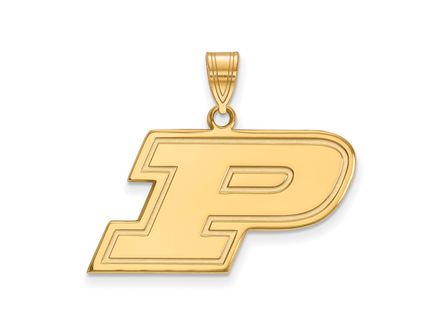 14k Yellow Gold Purdue Medium 'P' Pendant | StackSocial