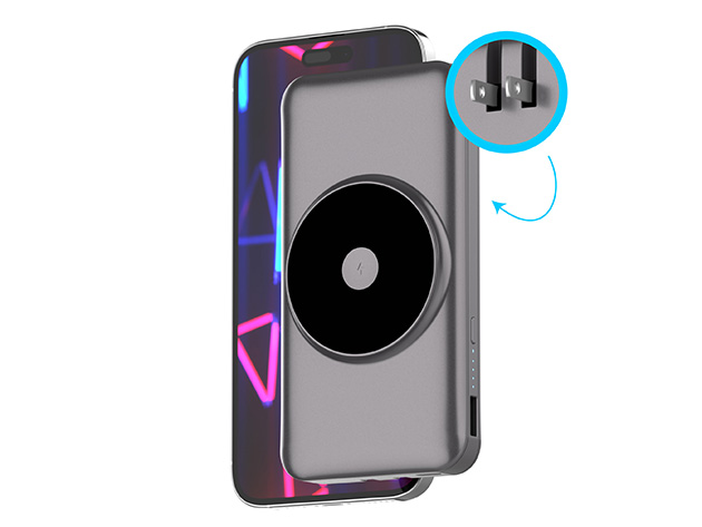 PhoneSuit JourneyMag Magnetic Wireless 10kmAh Battery Pack with Built ...
