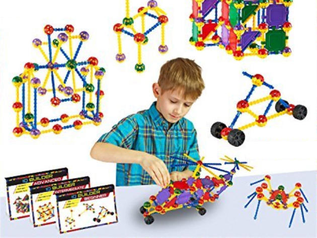 IQ BUILDER 333-Pieces Fun Educational Building Blocks Toy Set | StackSocial