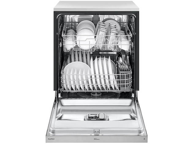 LG LDFN3432T 50 dBA Stainless Front Control Dishwasher with QuadWash ...