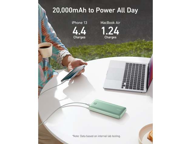 Anker 535 Power Bank (PowerCore 20K) Natural Green | LA Weekly