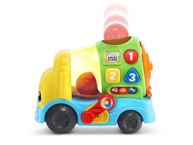 LeapFrog Tumble Construction Truck Toy and Learn Color Mixer, All the ...