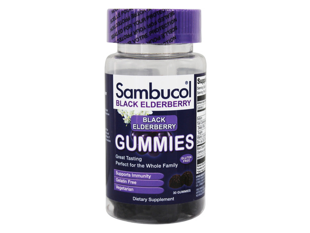 Sambucol - Black Elderberry Gummies Berry - 30 Gummies | StackSocial