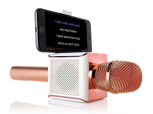 PopSolo™ Bluetooth Karaoke Microphone (Rose Gold) | Cult of Mac Deals