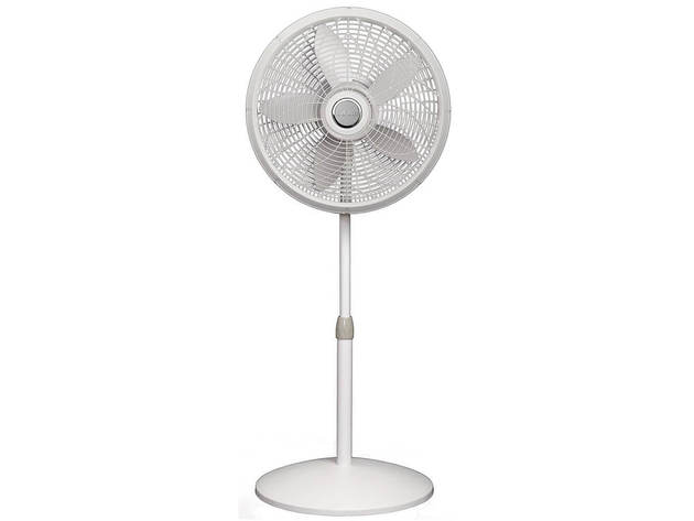 Lasko 1820 18 inch Elegance & Performance Pedestal Fan - White ...