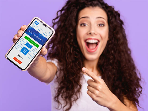 Tello Economy Prepaid 12 Month Plan Unlimited Talk Text 1GB LTE Data 