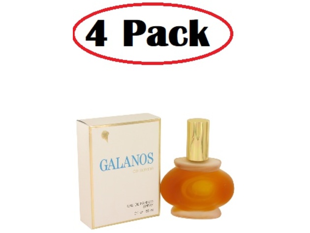 4 Pack of Galanos De Serene by James Galann Eau De Parfum Spray 2 oz ...